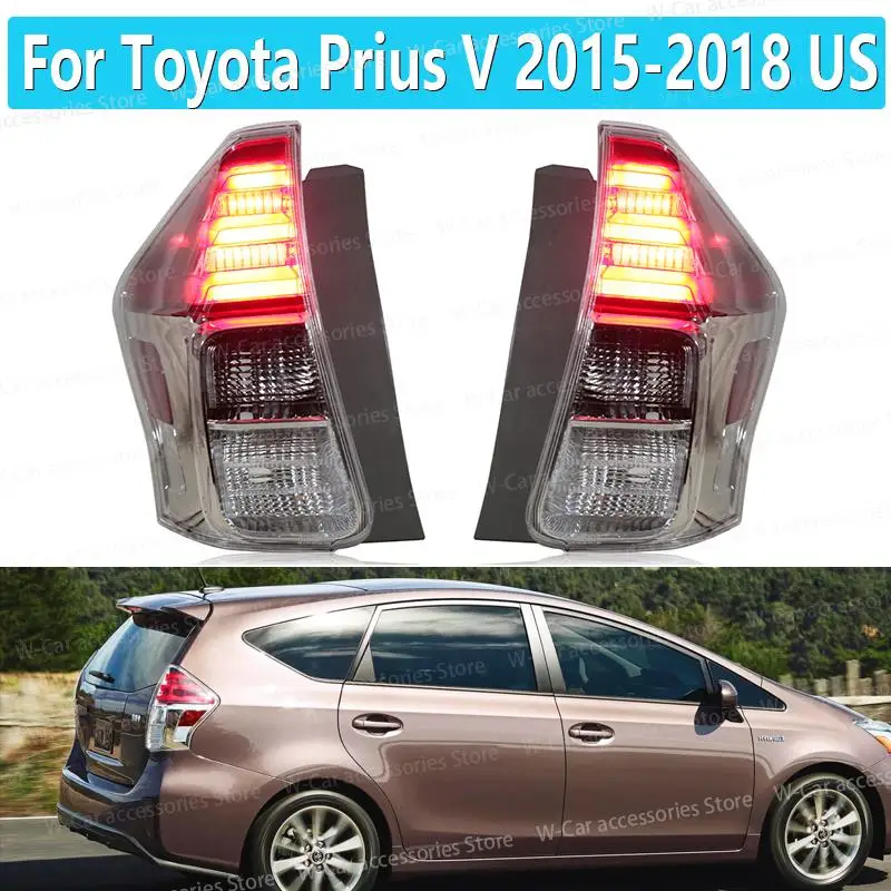 Car-Rear-Tail-Light-For-Toyota-Prius-V-US-2015-2016-2017-2018-Rear-Turn ...