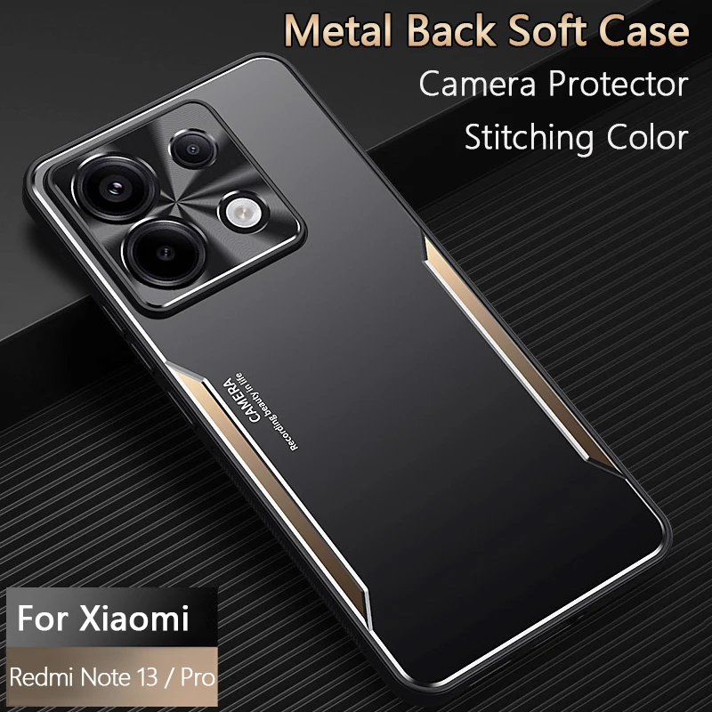 For-Redmi-Note-13-Pro-Plus-Mecha-Design-Matte-Metal-Back-Case-Hit ...