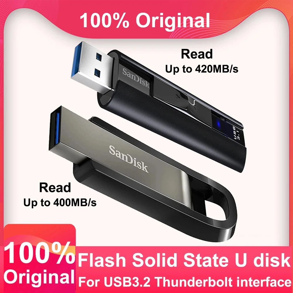 SanDisk Flash Drive CZ880 1TB EXTREME PRO USB3.2 Solid State SSD Pen ...
