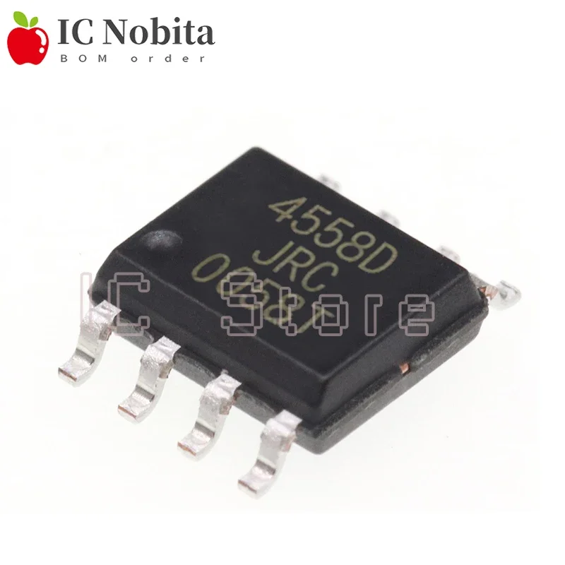 20PCS-JRC4558D-SOP8-SMD-4558-4558D-JRC44558-NJM4558D-NJM4558-SOP-8-Dual-OP-AMP-Operational ...