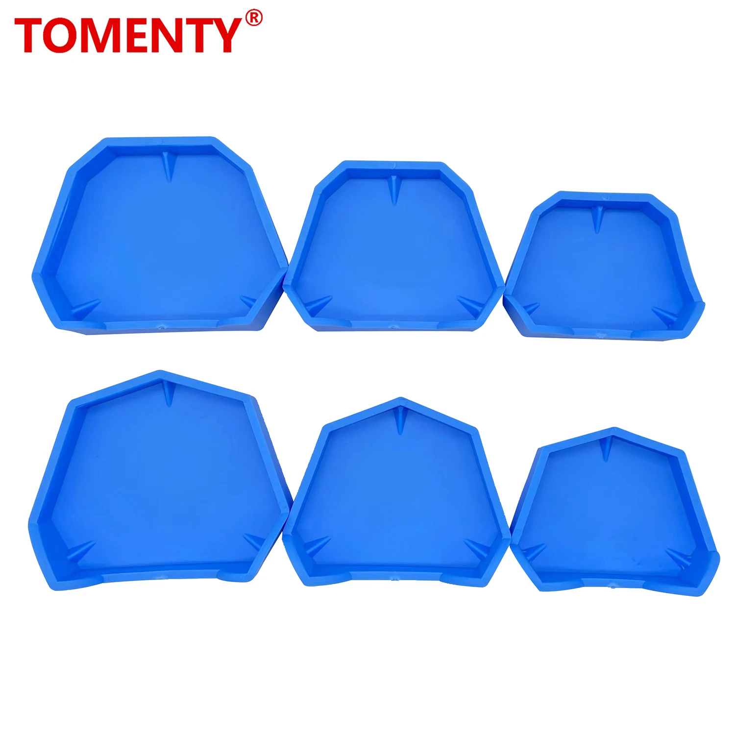 Tomenty-6pcs-Set-3-Sizes-Dental-Model-Base-Set-Dental-Mold-Plaster-Base ...