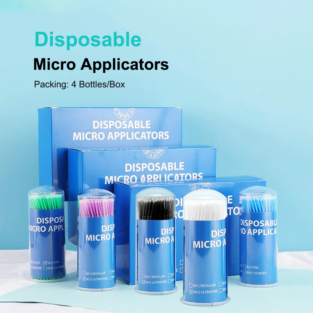 PIORPOY-100Pcs-Dental-Micro-Brush-Bottle-Dental-Disposable-Micro ...