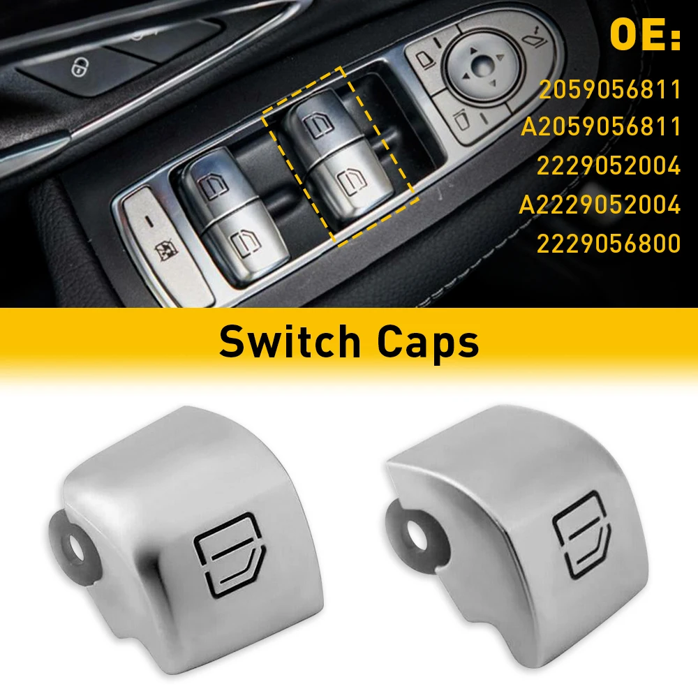 2x For Mercedes Benz S GLC C Class W222 X253 W205 2015 2016 2017 2018 ...