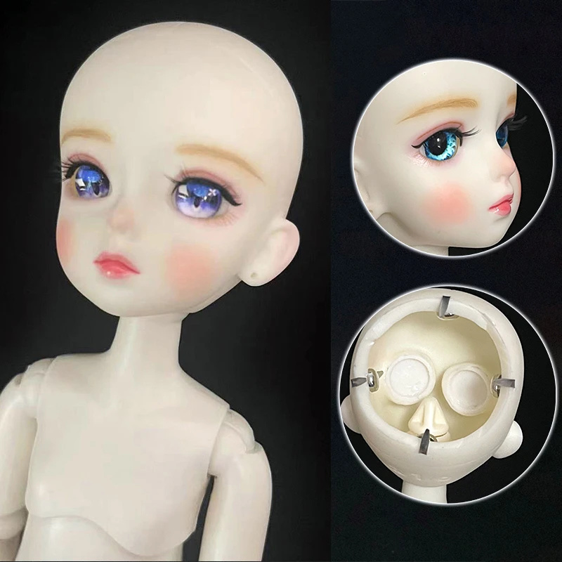 Bjd Doll Head Makeup | Bjd Body Head Girl | Bjd Doll Body Head 1 6 | Bjd Doll Head 30 Cm - Dolls ...