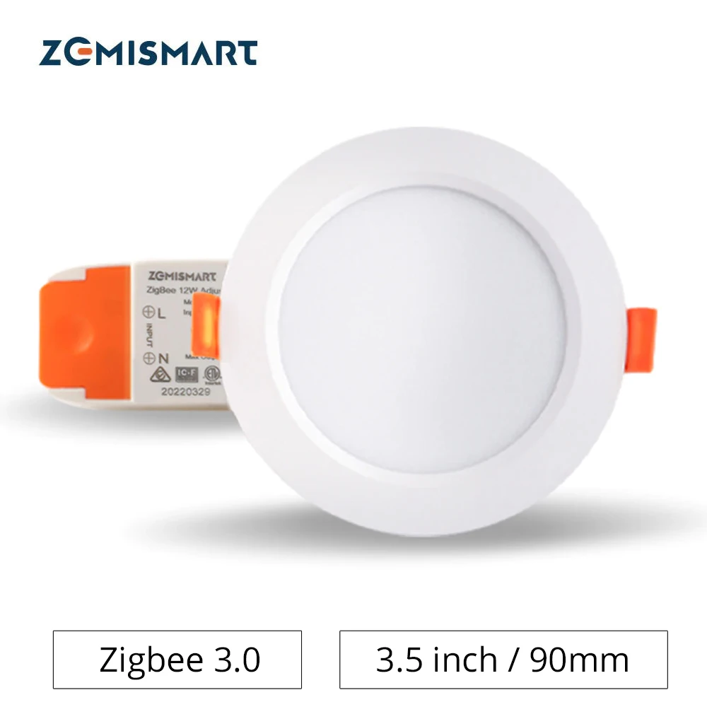 Led Recessed Ceiling Lights | Zemismart Zigbee Downlight | Led Ceiling ...