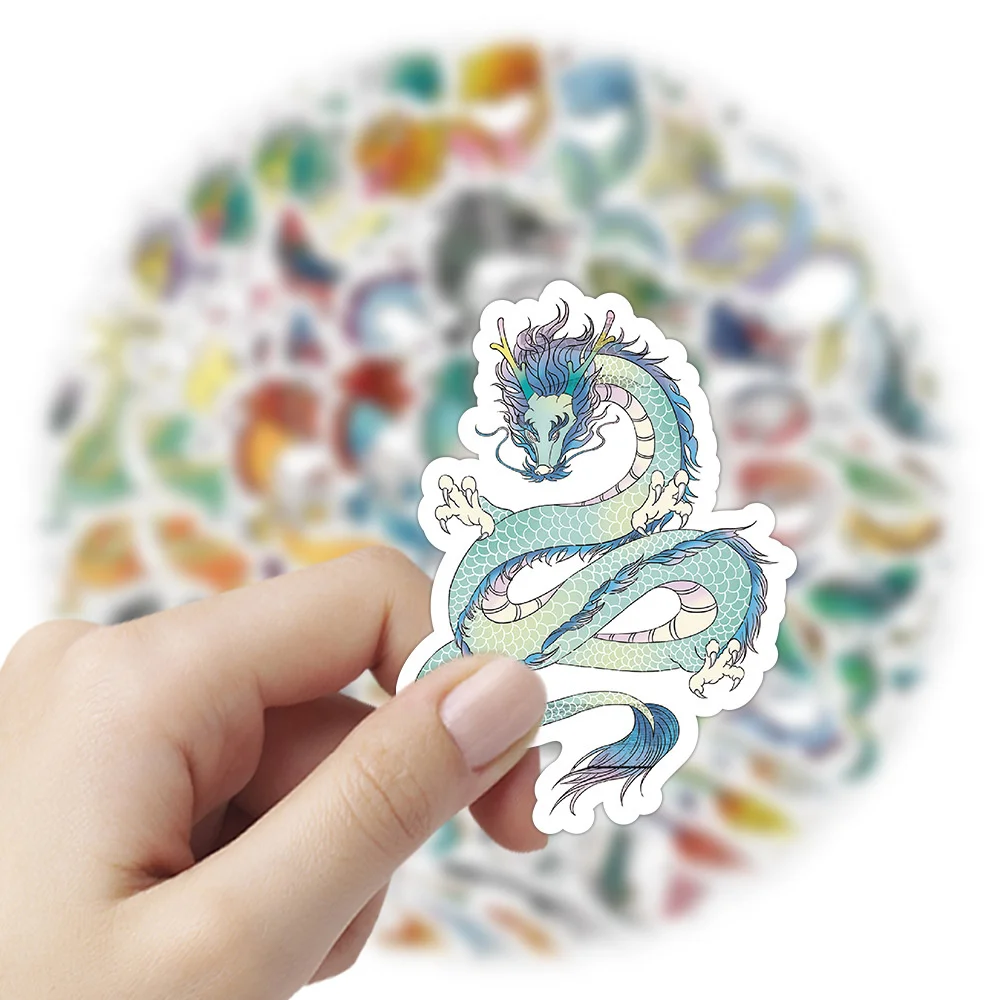 60pcs-Aesthetic-Chinese-Dragon-Stickers-For-Phone-Scrapbook-Stationery ...