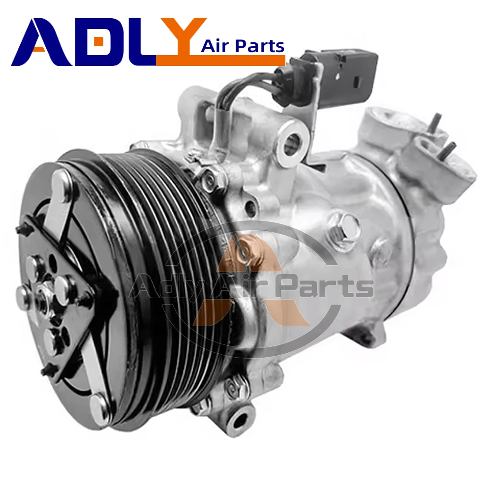SD6V12 Air Conditioning AC Compressor For VW Polo IV SKODA RAPID FABIA ...