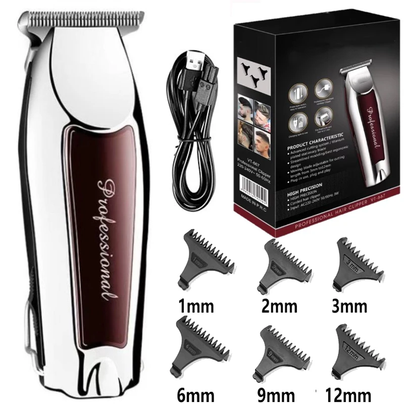 Rechargeable-cordless-hair-trimmer-for-men-grooming-professional ...