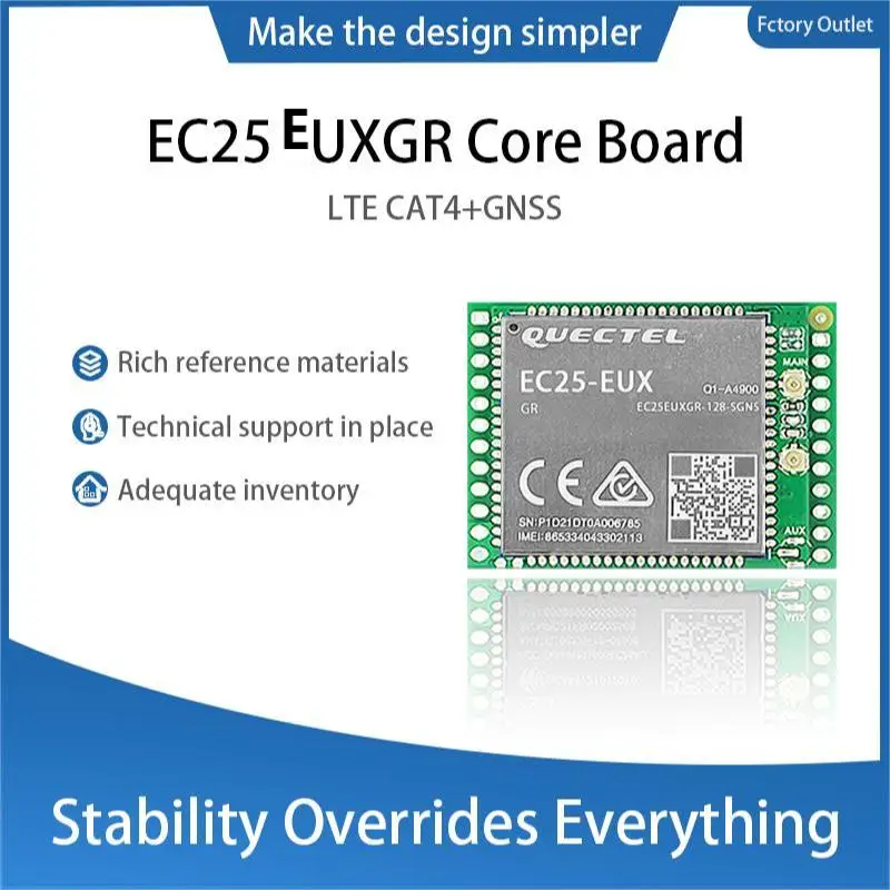 EC25 Module EC25EUX QUECTEL 4G Development Core Board EC25EUXGR-128-SGNS LTE CAT4 Module with GNSS