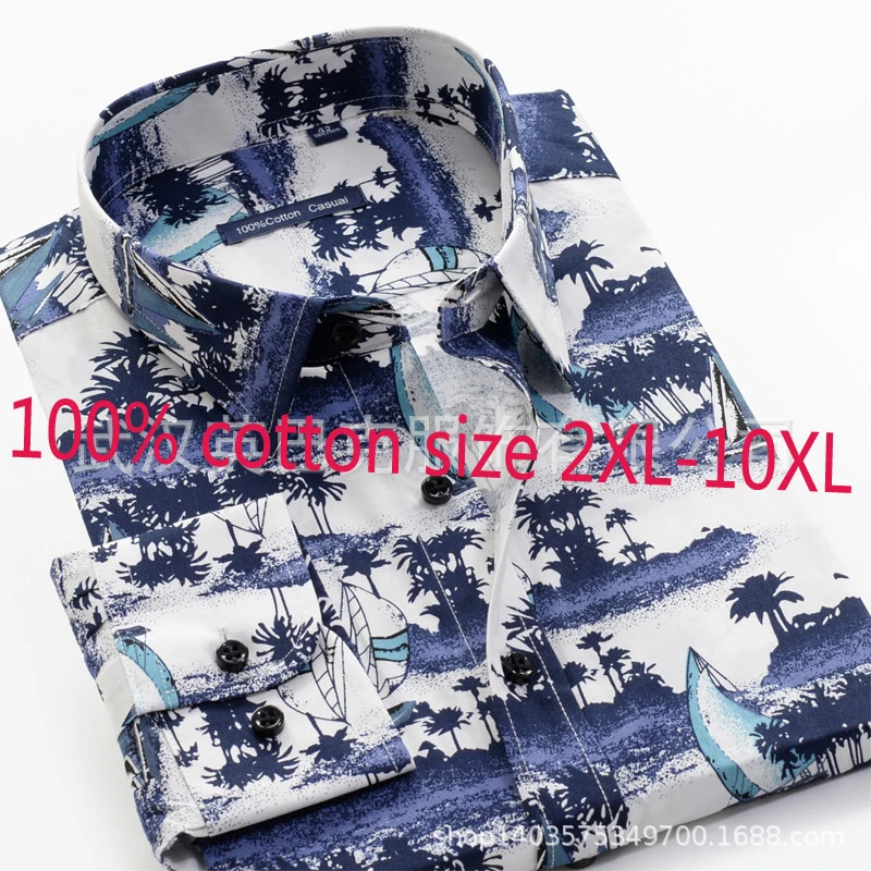 New-Fashion-100-pure-Cotton-Printing-Flowers-Long-Sleeve-Autumn-Casual ...