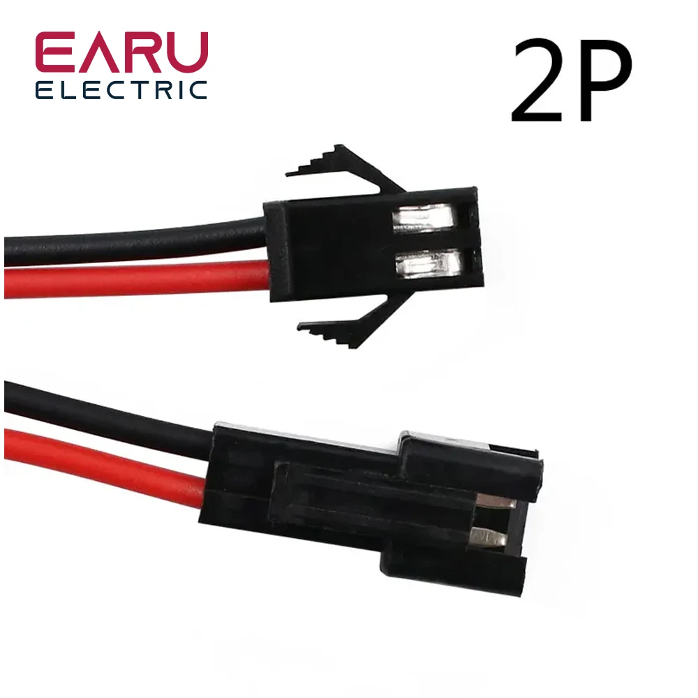 10Pairs-15cm-JST-SM-2P-2Pin-Plug-Socket-Male-to-Female-Wire-Connector ...