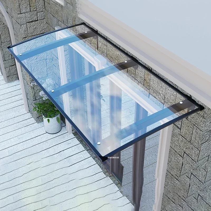 Outdoor-Gazebos-Door-Awning-Imitation-Glass-Shed-Window-Endurance-Board ...