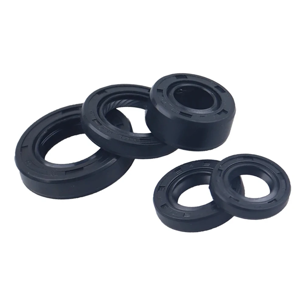 5pcs Motorcycle Engine Oil Seal Kit Black Rubber for Lifan110cc 125cc ...