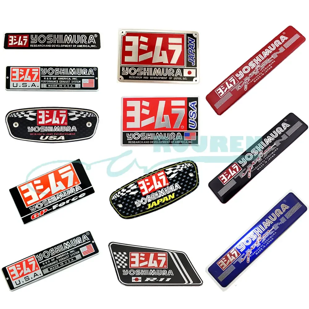 Heat Resistant Aluminium Motorcycle Stickers Moto For Honda Yamaha ...