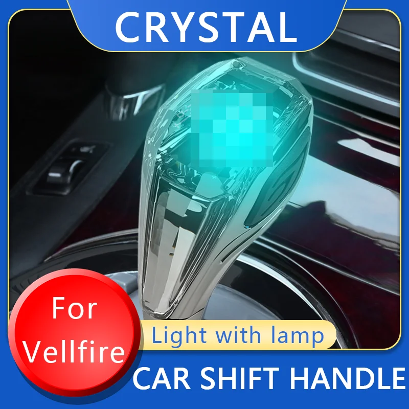 For-Vellfire-Universal-Car-Crystal-Led-Shift-Knob-Touch-Activated ...