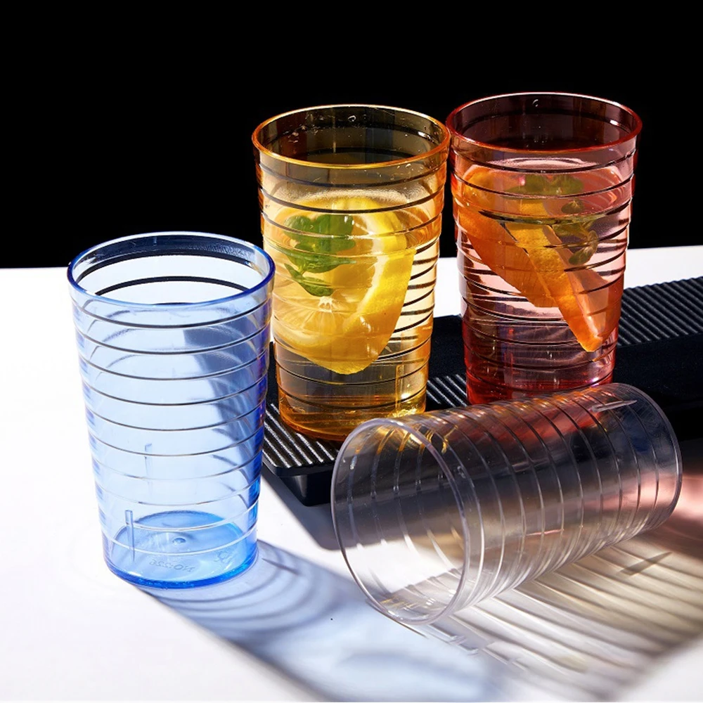 250ml-Transparent-Water-Cups-Simple-Color-Household-Water-Cup-Beverage ...