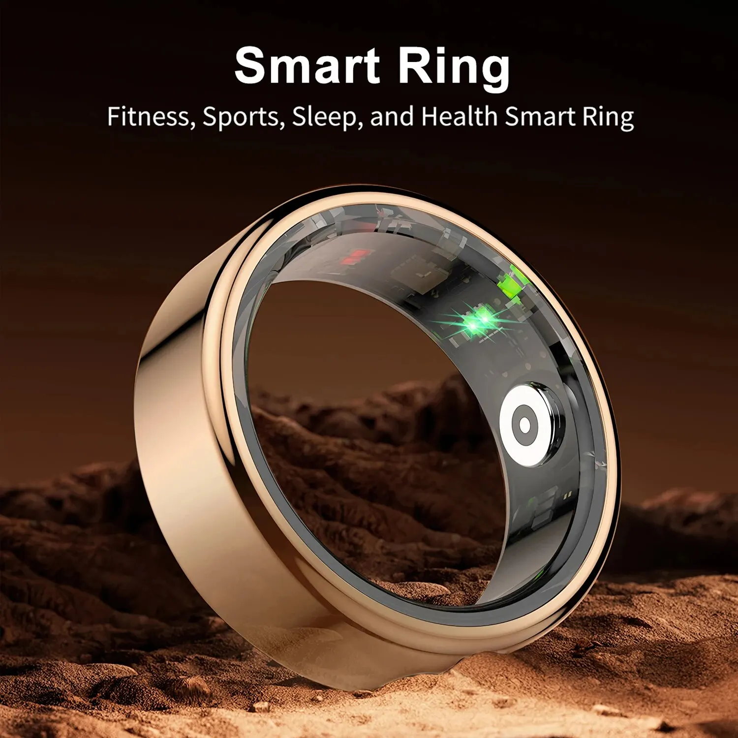 New-R02-Smart-Ring-IP68-Waterproof-Blood-Pressure-Oxygen-Sleep-Heart ...