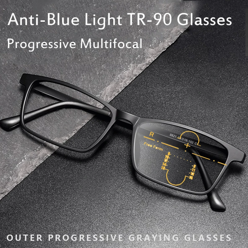 Blue-Light-Blocking-Progressive-Reading-Glasses-Men-Ultralight-TR90 ...