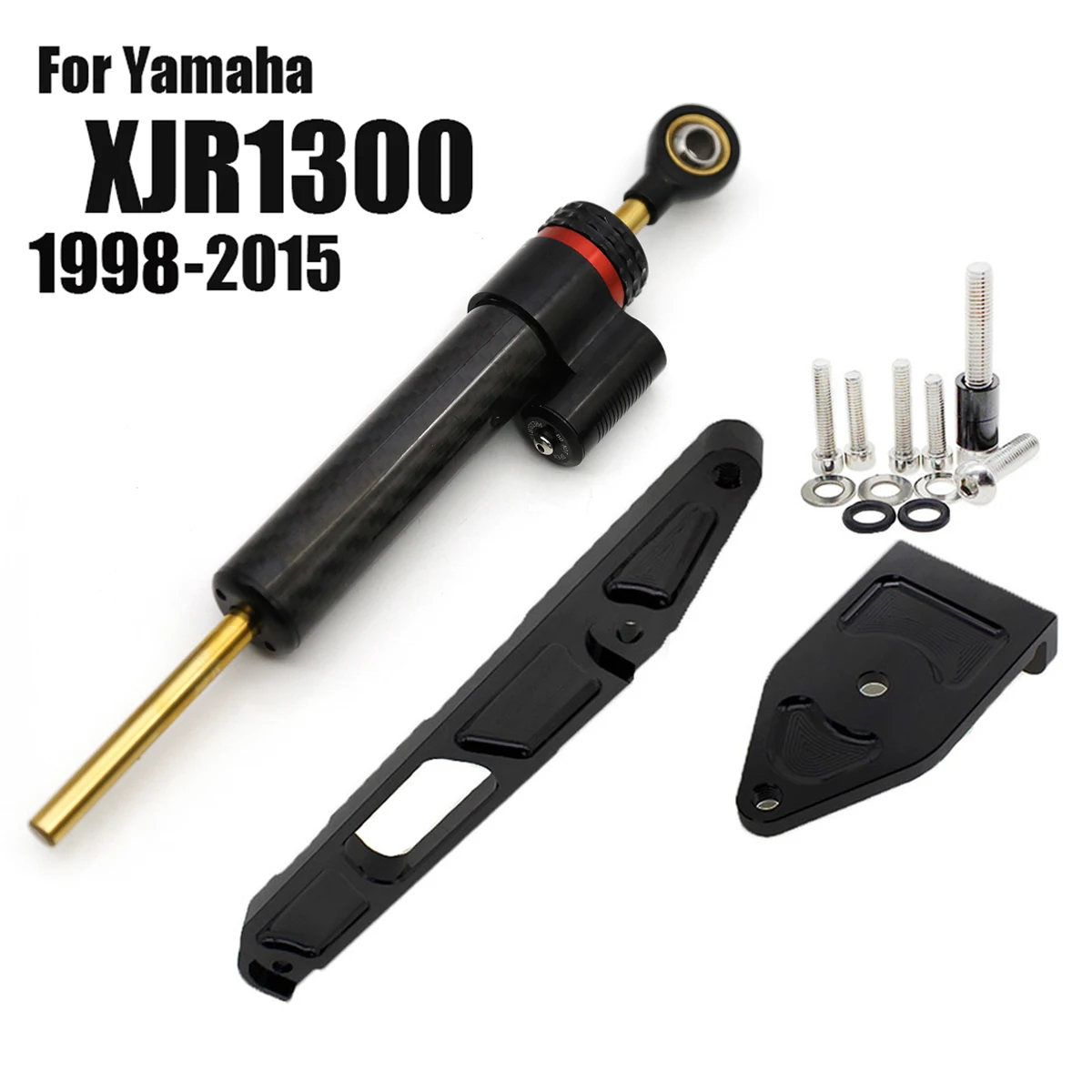 Steering-Damper-Bracket-Set-For-Yamaha-XJR1300-XJR-1300-1998-2015-2002 ...