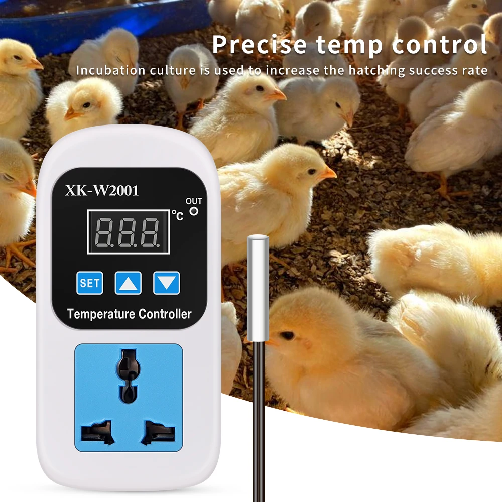 XK-W2001-Digital-Temperature-Humidity-Controller-Socket-AC-110-220V ...