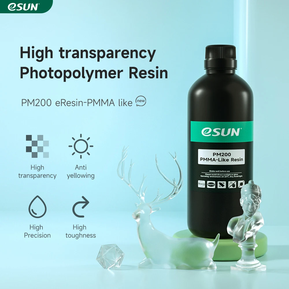 eSUN Resin For 3D Printer UV Clear PMMA-Like Resin High Transparent ...