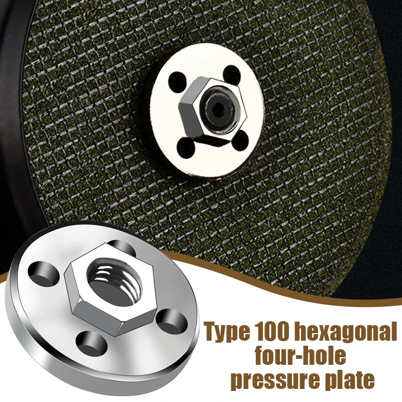 Pressure-Plateangle-Grinder-Cover-Hexagon-Nut-Fitting-Tool-For-Type-100 ...