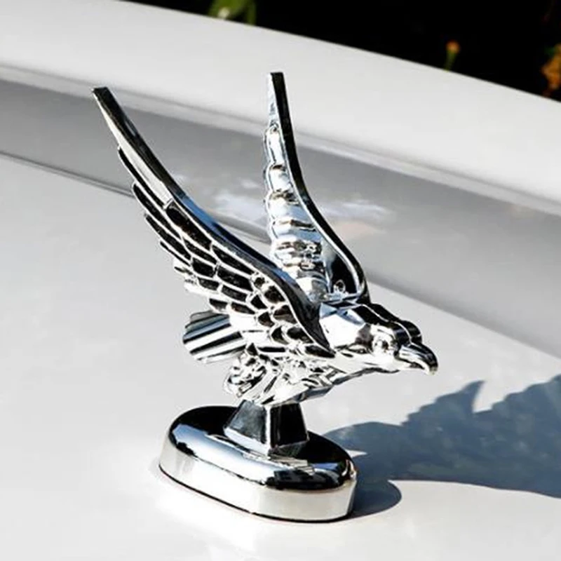 Exterior-Decoration-1PC-Car-Bonnet-Front-Hood-Eagle-Ornament-Badge-Auto ...