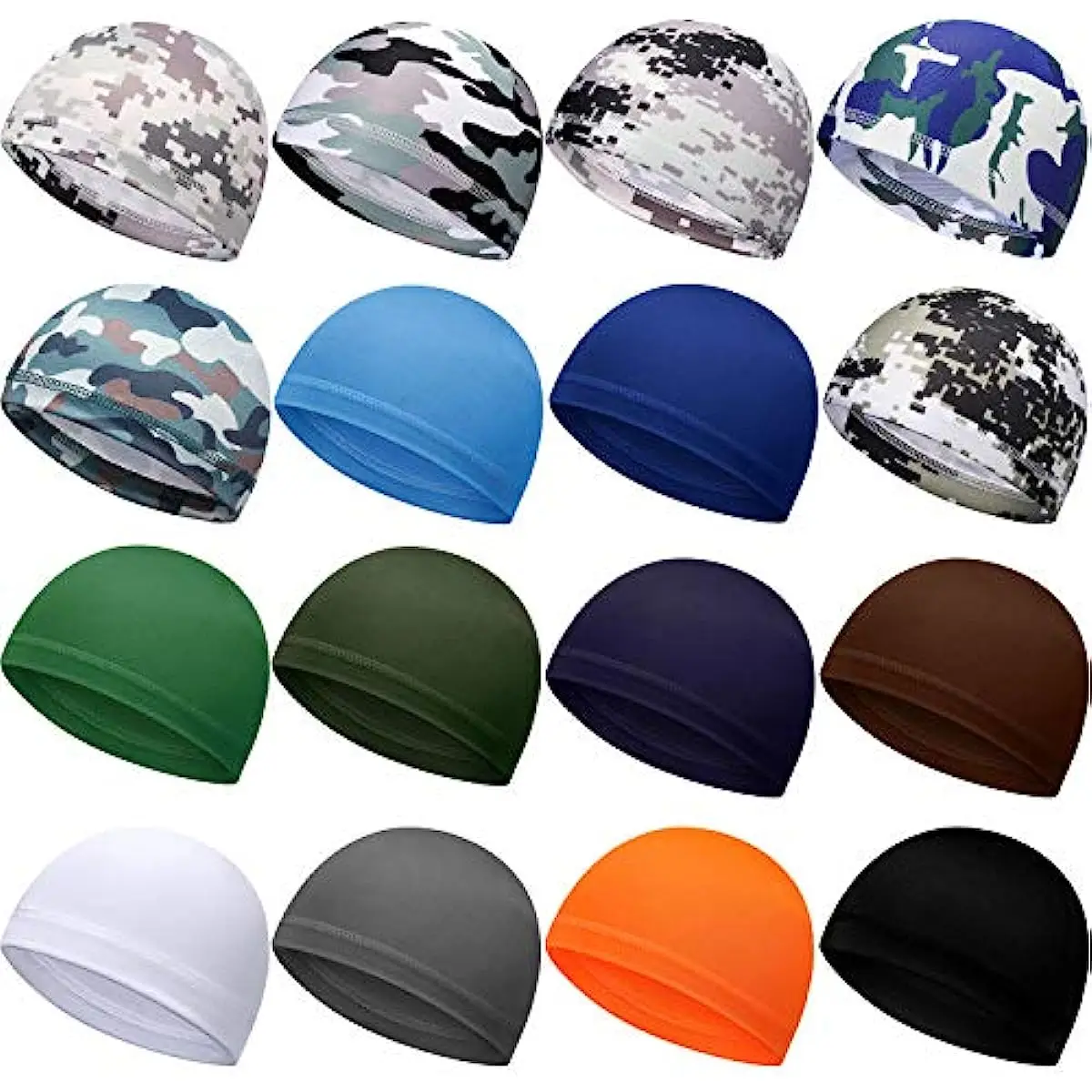 Cooling-Camo-Cycling-Cap-Liner-Sweat-Wicking-Beanie-Breathable-Running ...