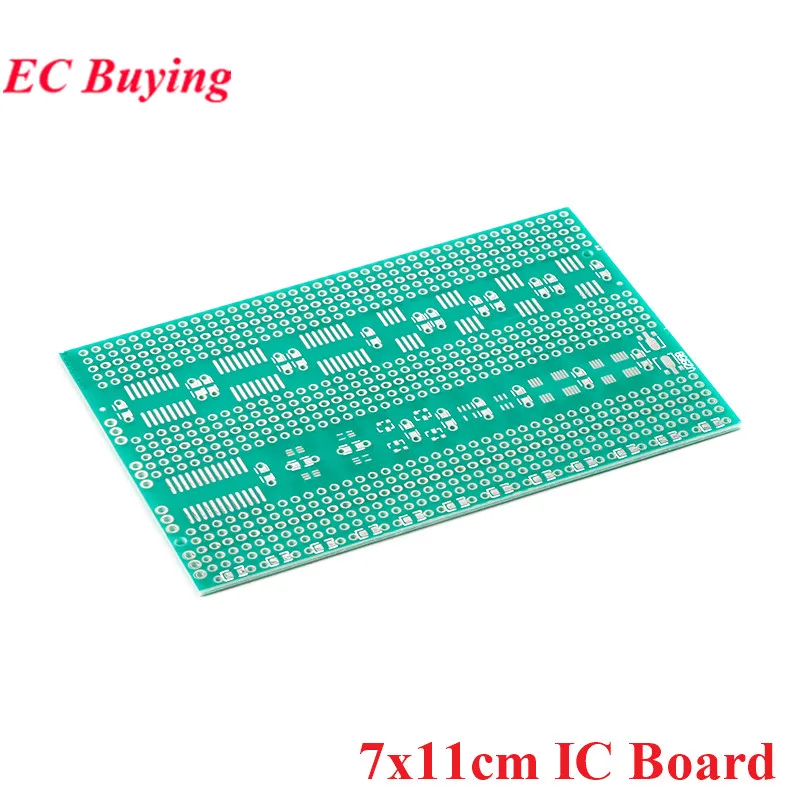 7x11cm-Single-Side-SMD-Universal-PCB-Circuit-Board-Transfer-Adapter ...