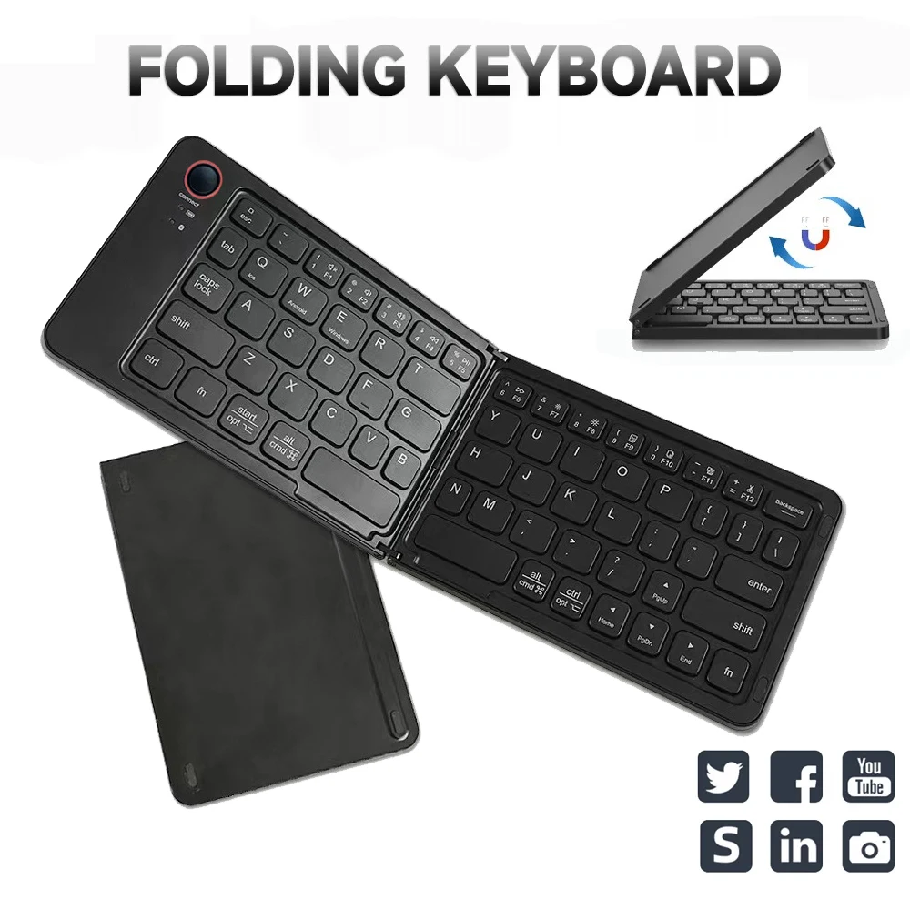 Mini-Folding-Keyboard-Bluetooth-Wireless-Portable-Universal-Foldable ...
