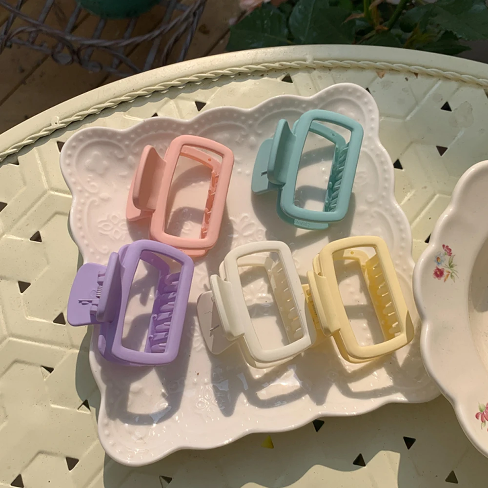 5pcs-Set-Candy-Colored-Square-Grab-Clip-for-Women-s-Back-Head-Spoon ...