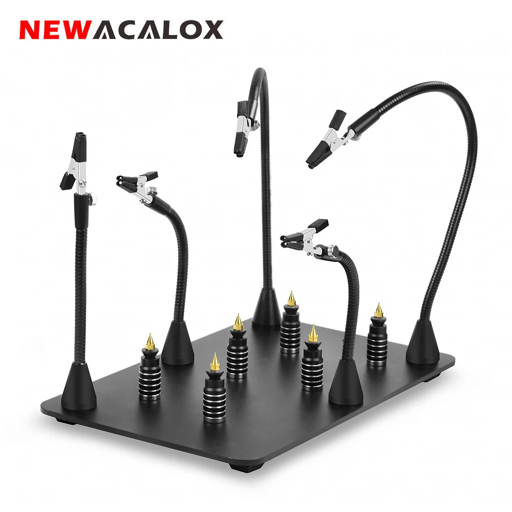 NEWACALOX-Magnetic-Third-Hand-Soldering-Tool-28-18cm-Size-Heavy-Duty ...