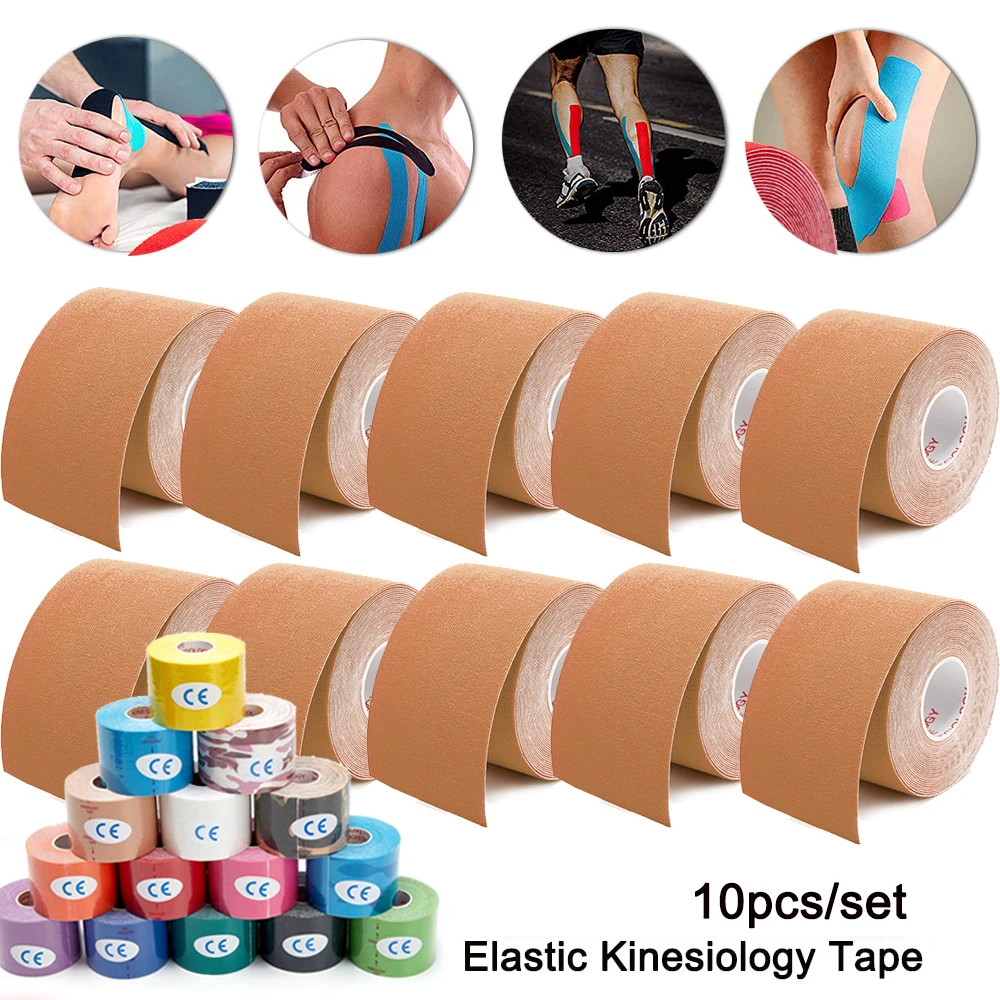 Wholesale-5-10Pcs-Kinesiology-Tape-First-Aid-Bandage-Sports-Elastic ...