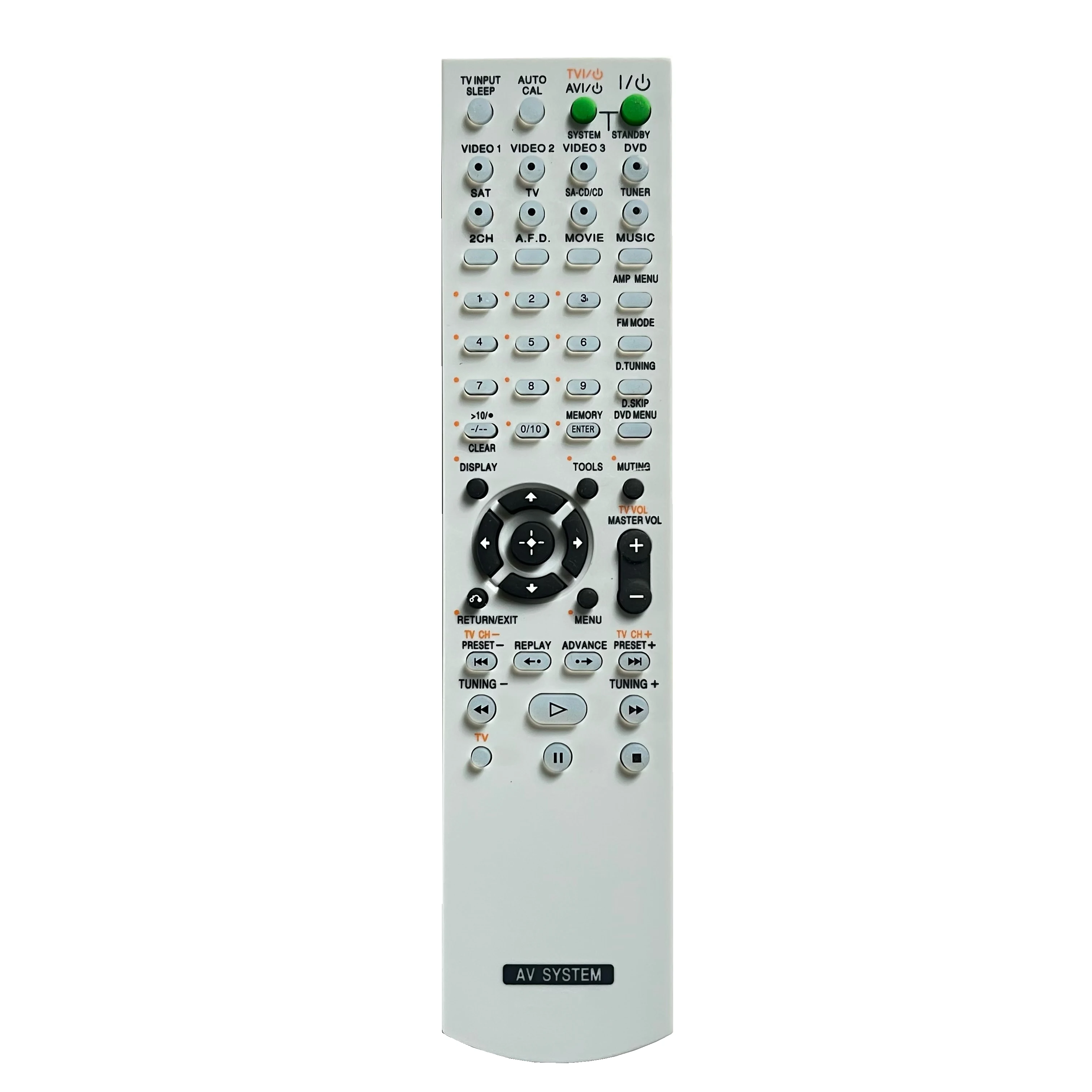 AV Remote Control For Sony STR-KG700 STR-KG800 STR-DE598 STR-DH800 STR ...
