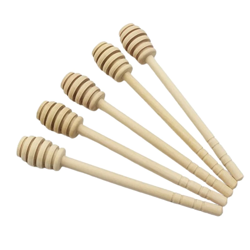 600-PCS-16cm-Wooden-Honey-Dipper-Honeycomb-Stick-Honey-Spoons-Stirrer ...