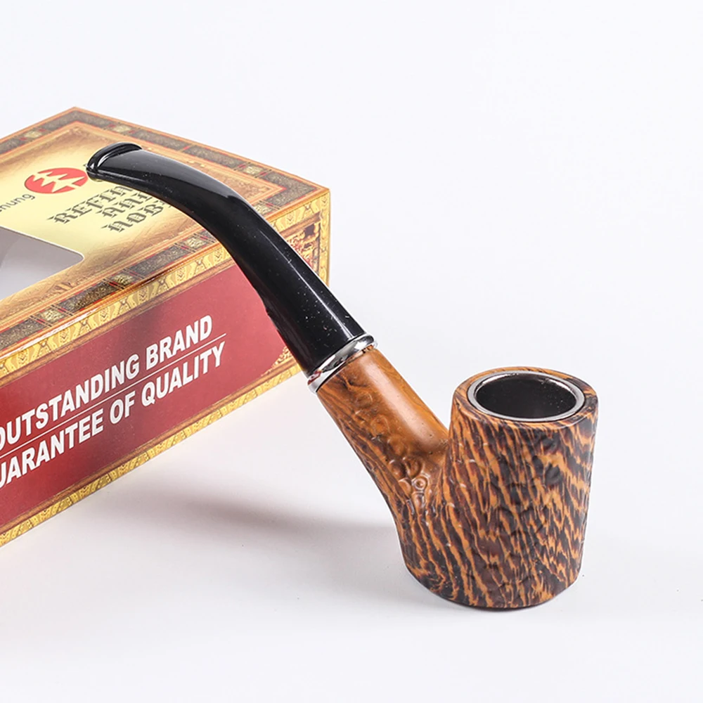 Tiger-Pattern-Tobacco-Pipe-Removable-Filter-Snake-Pattern-Resin-Smoking ...