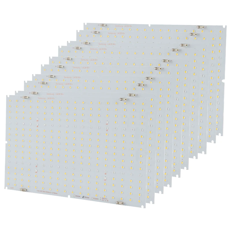 10 pcs/pacote 120w painel de espectro completo samsung lm281b + quantum ...