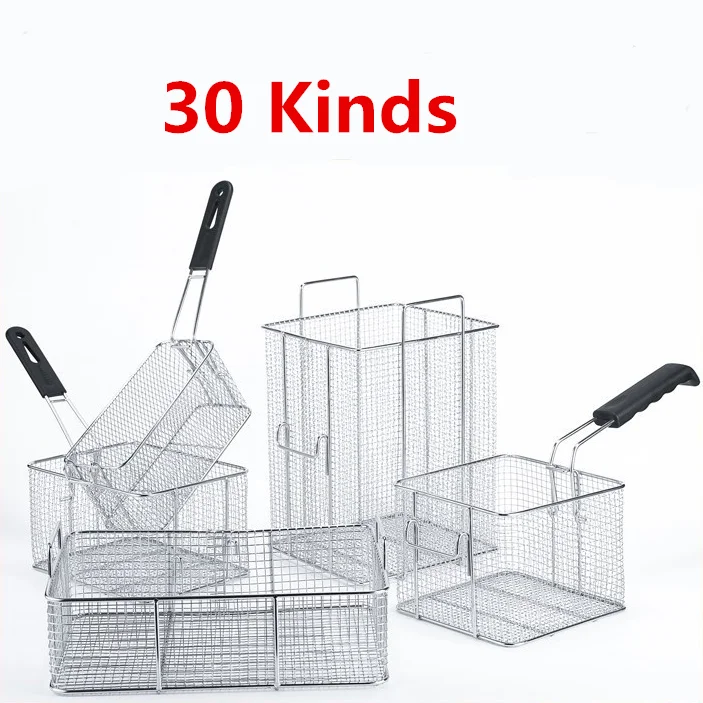 Stainless Steel Fryer Screen French Fries Frame Square Filter Net ...