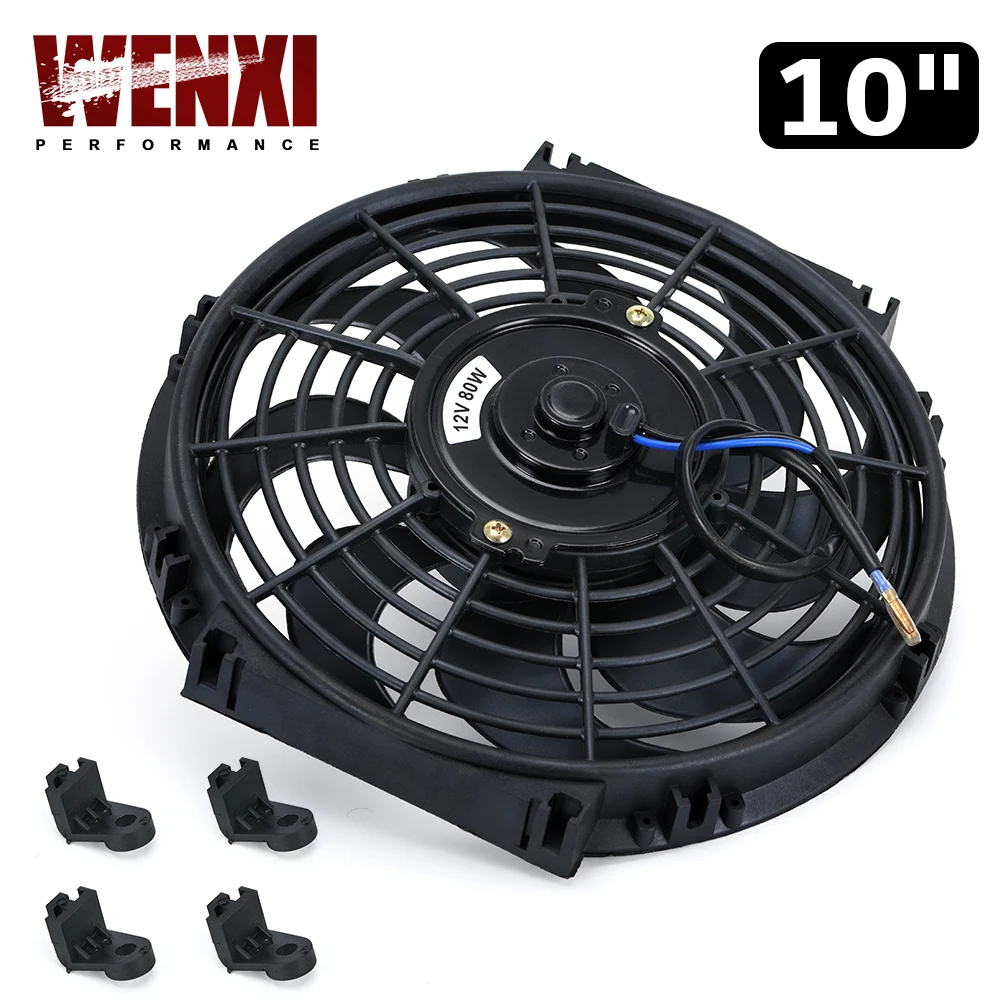 10-Inch-Universal-12V-80W-Slim-Reversible-Electric-Radiator-AUTO-FAN ...