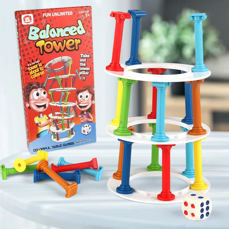 Funny-Balance-Tower-Collapse-Game-Parent-child-Interactive-Family-Party ...