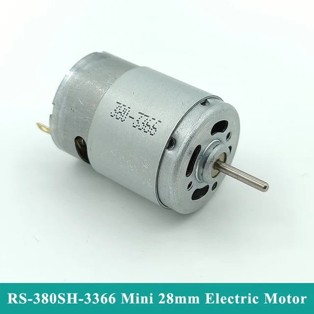 Rs-380Sh-3366 Mini 380 Motor Dc 6V-12V 17500Rpm Nagy Sebességű ...
