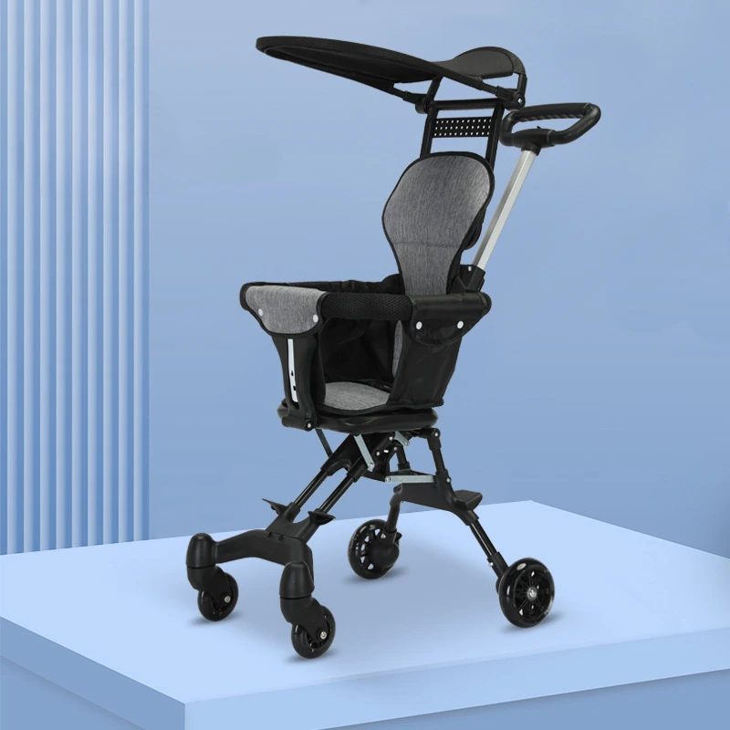 Foldable Baby Stroller Lightweight Infant Stroller with 360° Universal ...
