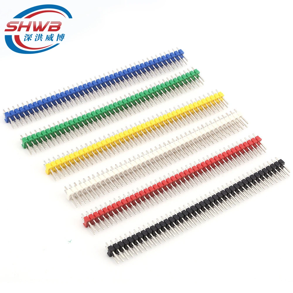 5PCS-2X40Pin-Breakable-Pin-Header-2-54mm-Double-Row-Male-Header ...