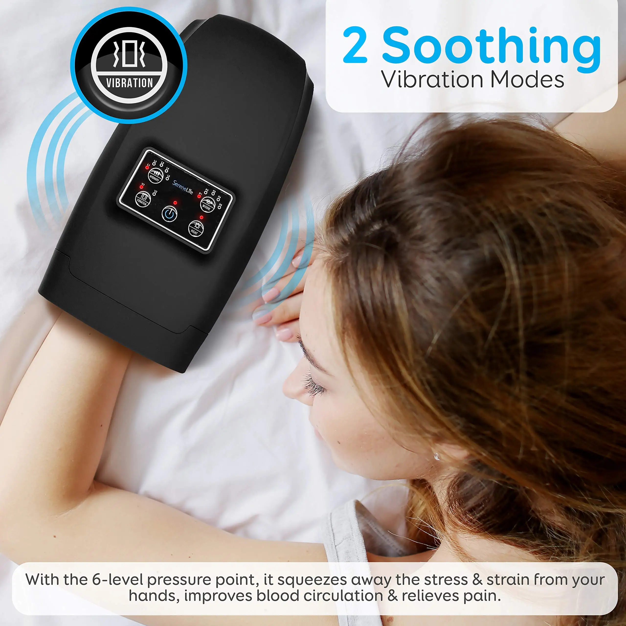 Hand-Massager-Air-Compression-Heated-Physiotherapy-Massage-Acupressure ...