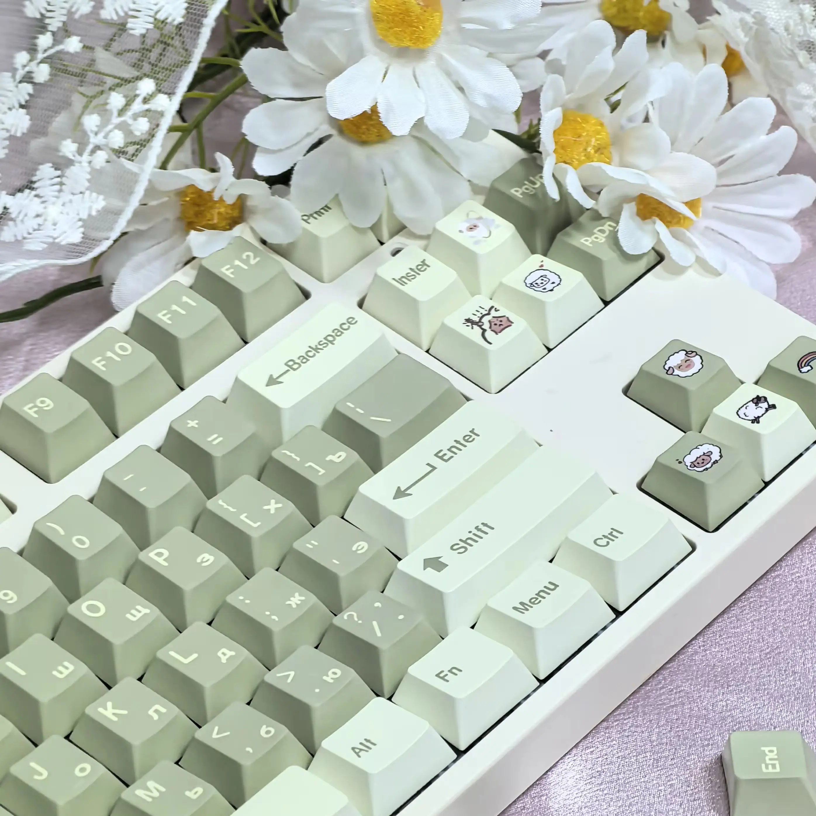 138-keys-Russian-Keycap-New-Zealand-manor-Cherry-customized-pbt-small ...