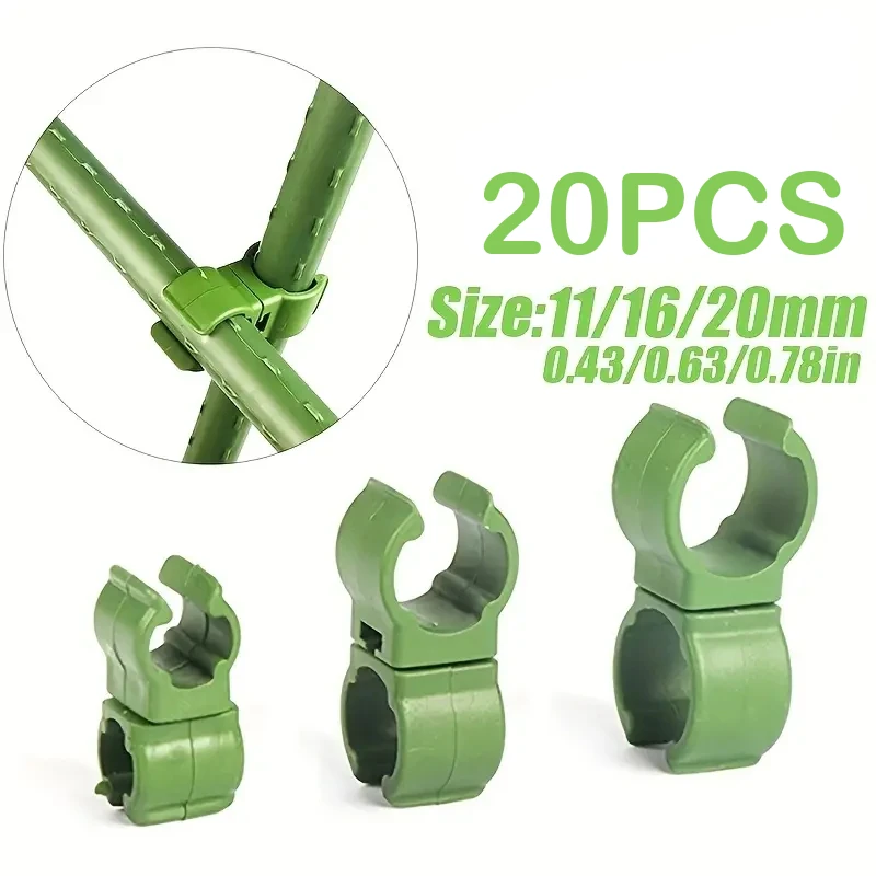 20Pack Plant Support Fixed Cross Clip Garden Climbing Rattan ...