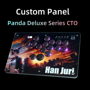 Panda Hitbox Deluxe Custom Panel Fighting Game Joystick Controller ...