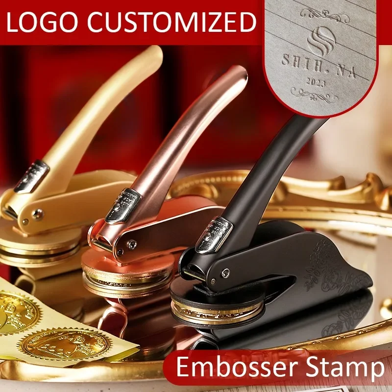 Logo-Customized-Embossed-Stamp-Emblem-Embossing-Machine-Wedding-Logo ...