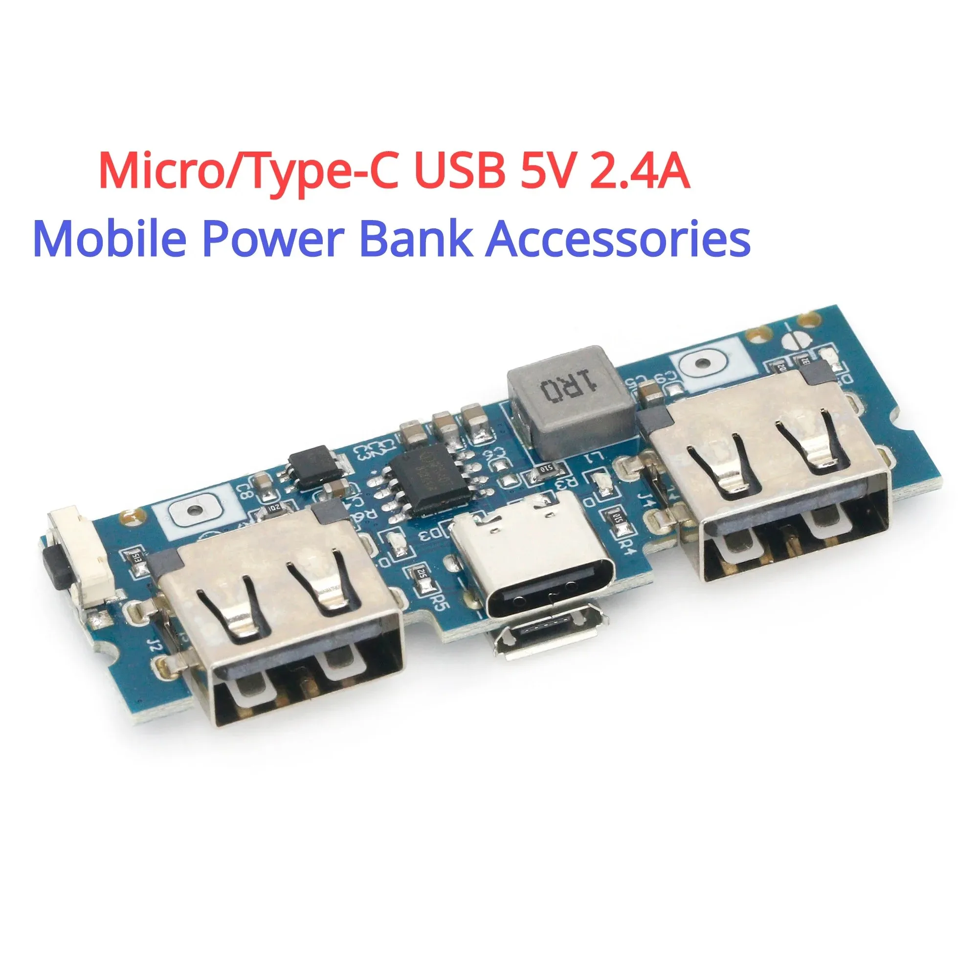 Micro-Type-C-USB-5V-2-4A-Dual-USB-18650-Boost-Battery-Charger-Board ...