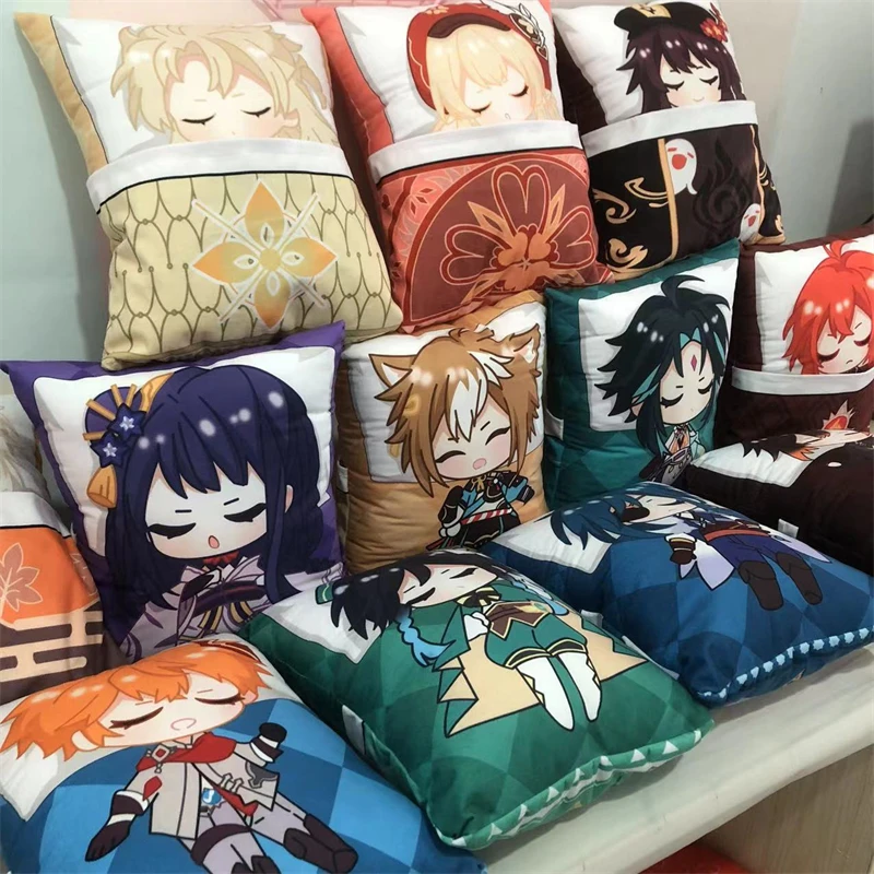 Creative-Flip-Genshin-Impact-Characters-Sleeping-Plush-Toy-Kazuha ...